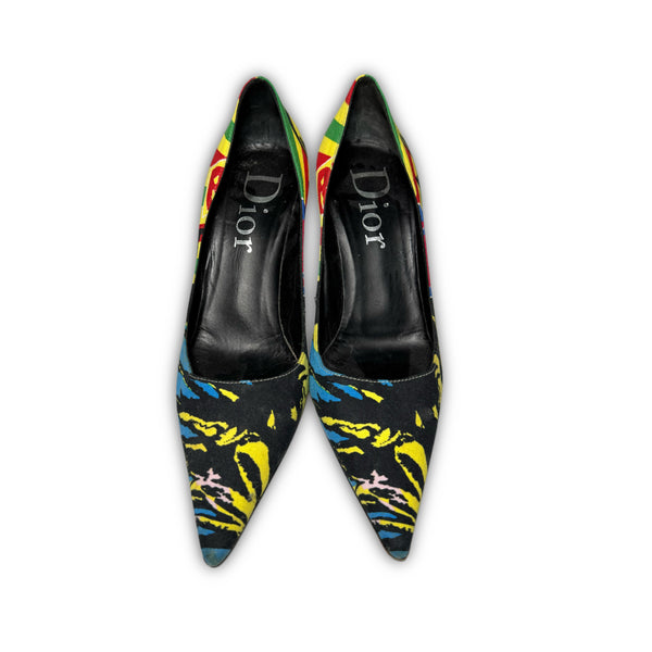 Christian Dior by John Galliano SS04 Rasta Mania Heels - Ākaibu Store