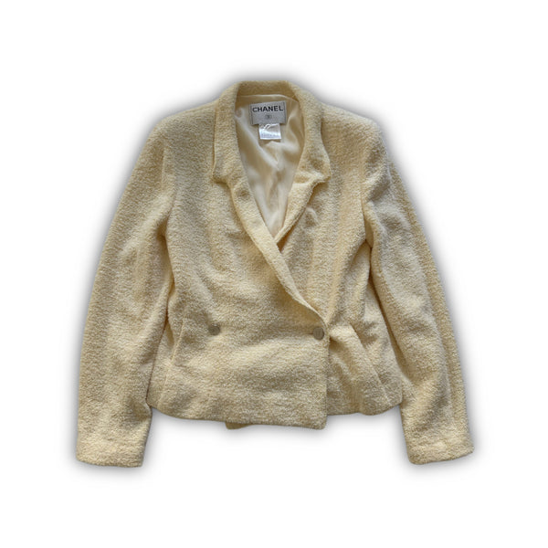 Chanel SS00 by Karl Lagerfeld Terry Cloth Wrap Jacket - Ākaibu Store