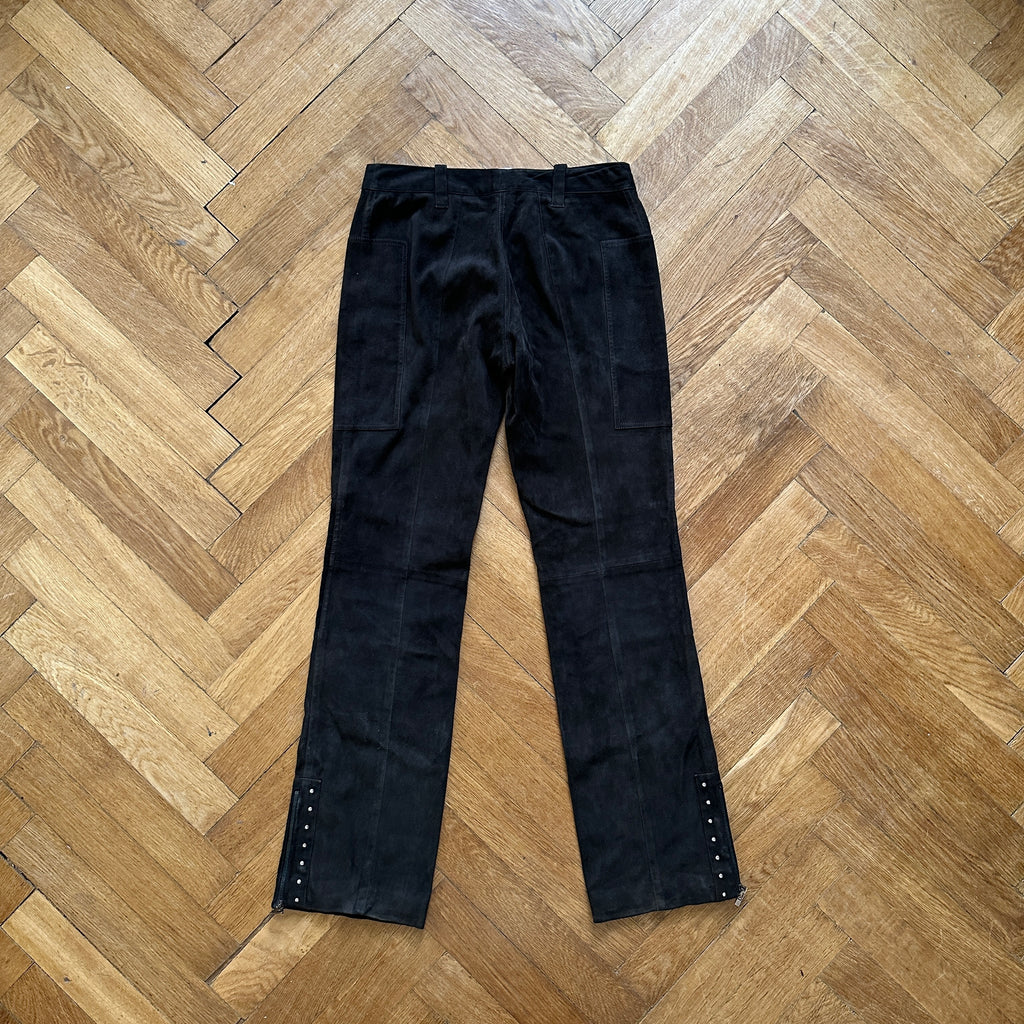 Christian Dior by John Galliano AW04 Studded Suede Biker Pants – Ākaibu ...