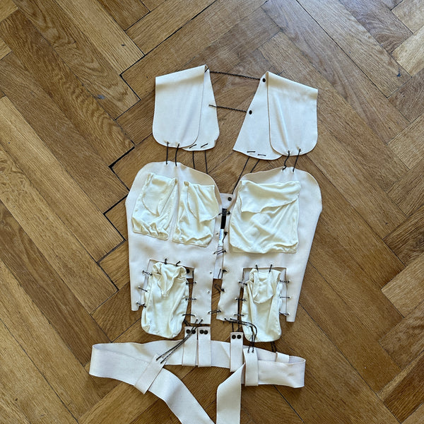 Jean Paul Gaultier 90s Chained Cargo Vest - Ākaibu Store