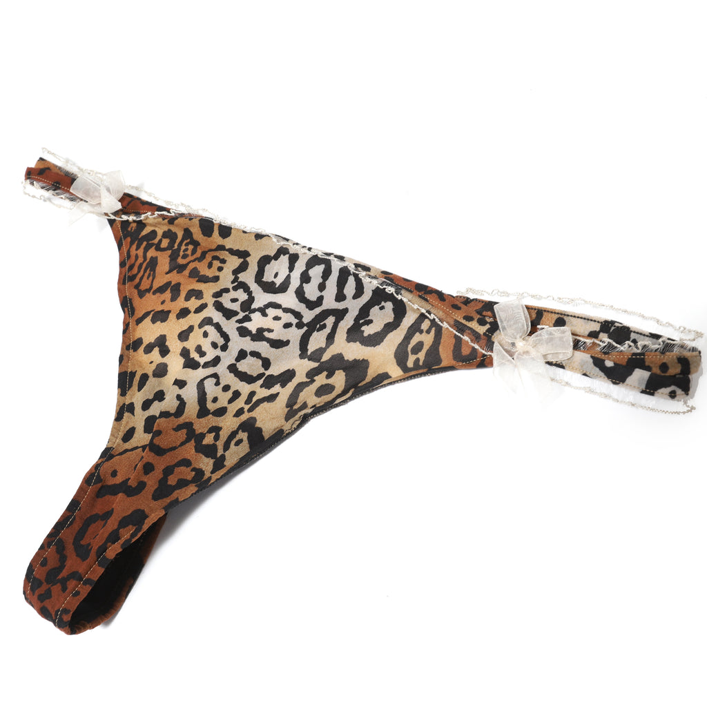 Christian Dior by John Galliano AW04 Leopard String – Ākaibu Store