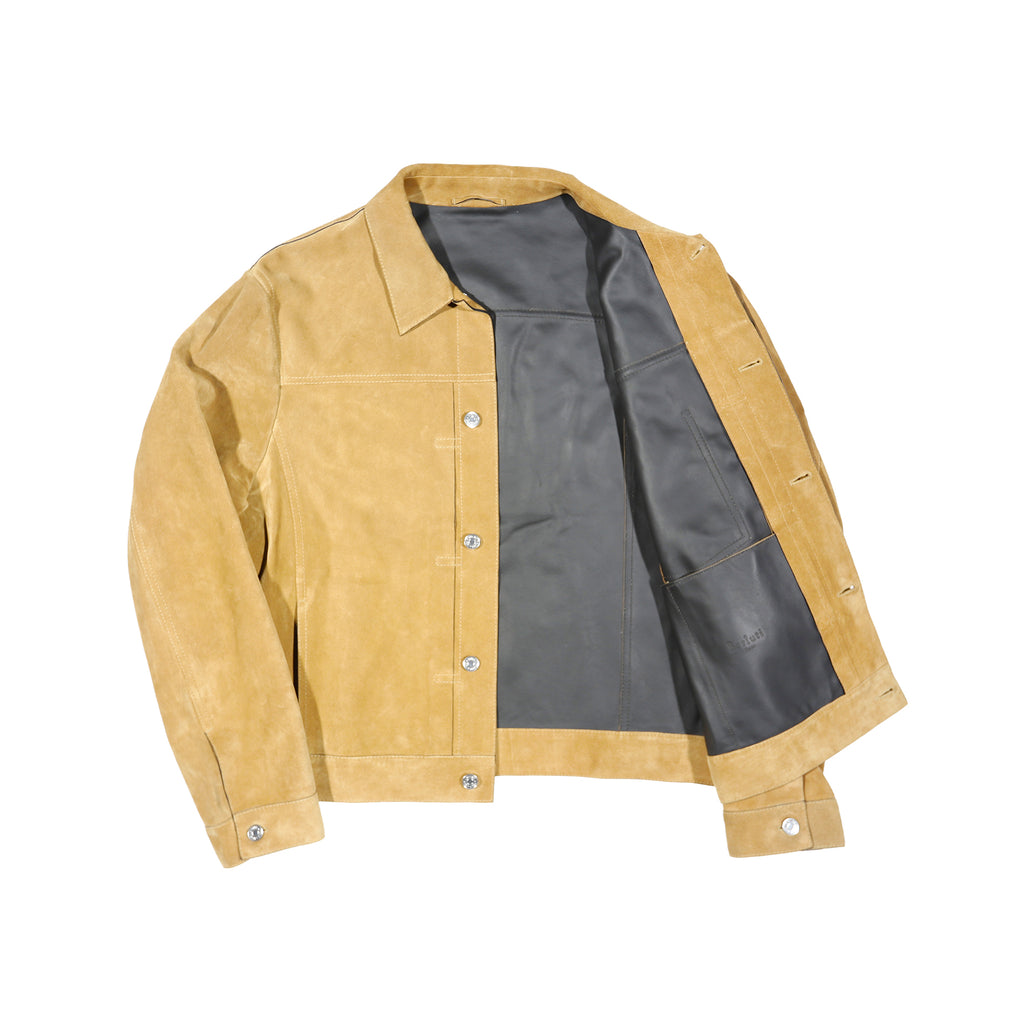 Berluti by Haider Ackermann FW18 Brown Suede Trucker Jacket – Ākaibu Store