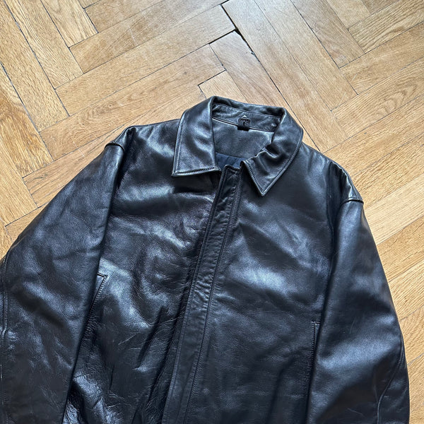 Yohji Yamamoto Pour Homme FW91 The Men "Go Yohji Go" Leather Bomber ...